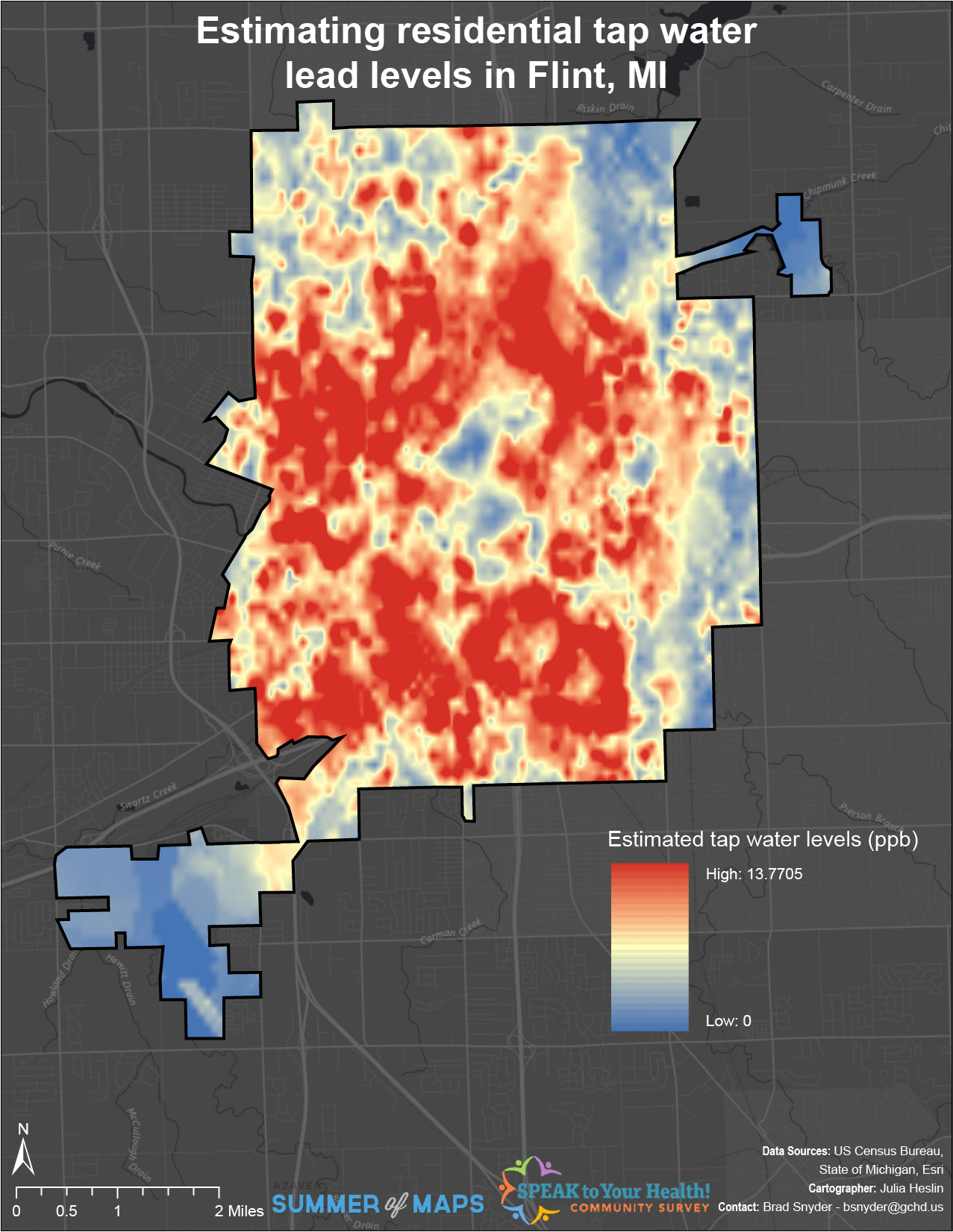 Interpolating Lead Levels from Tap Water Samples Following the Flint ...